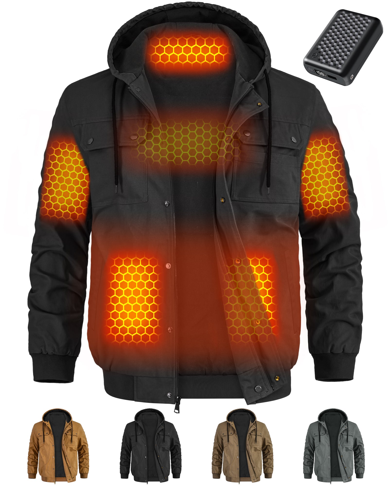 Men's Graphene Heated Workwear Jacket | WULCEA GrapheneHeat Wear